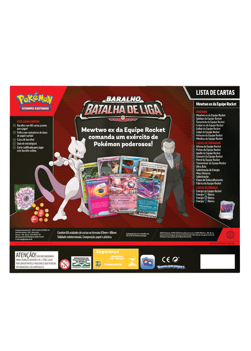 Deck Batalha De Liga Pokémon Mewtwo Ex - Pokémon TCG | Outros | MYP Cards