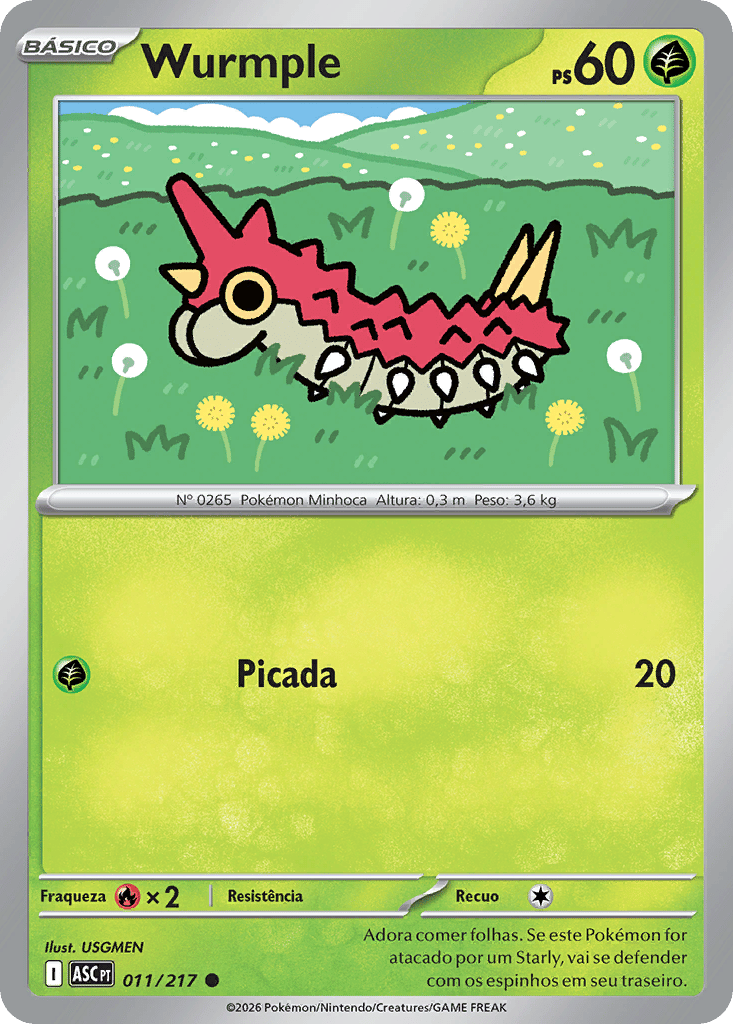 Wurmple (011/217) | Pokémon | MYP Cards