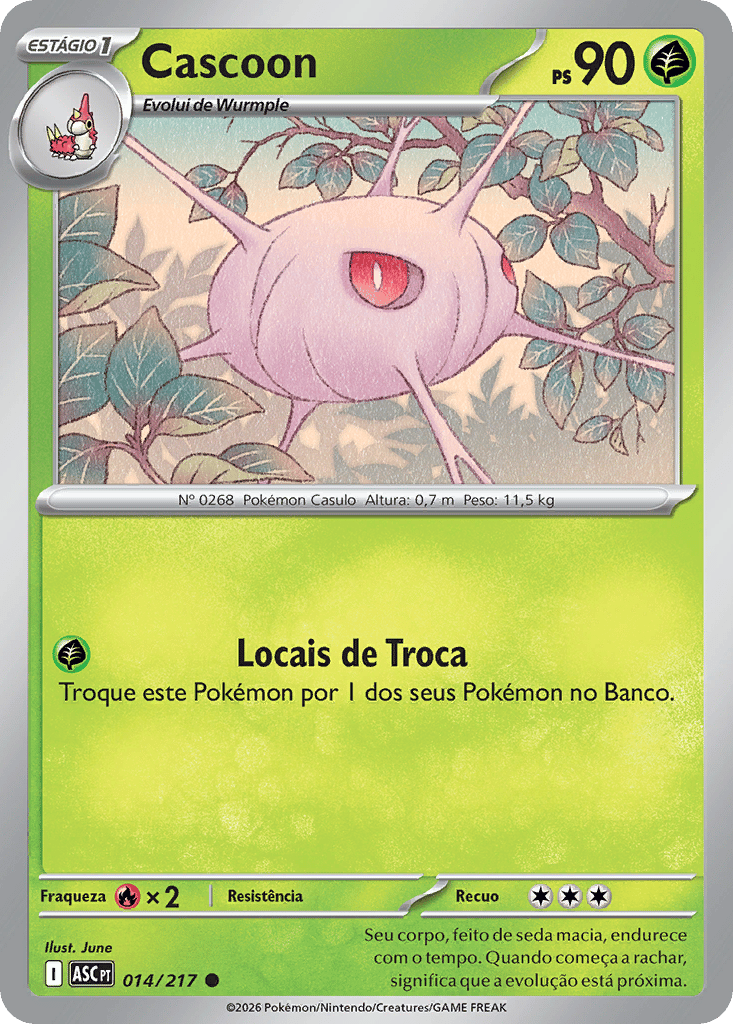 Cascoon (014/217) | Pokémon | MYP Cards