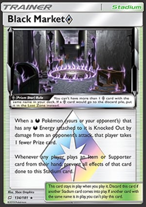 Mercado Negro (134/181) / Black Market | Pokémon | MYP Cards