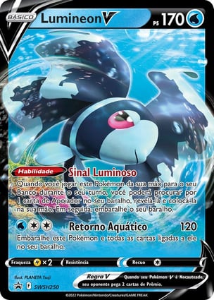 Lumineon V (SWSH250) | Pokémon | MYP Cards