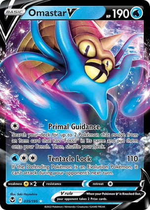Omastar V (035/195) | Pokémon | MYP Cards