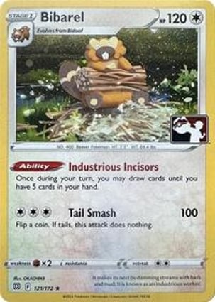 Bibarel (Cosmos Holo) (121/172) | Pokémon | MYP Cards