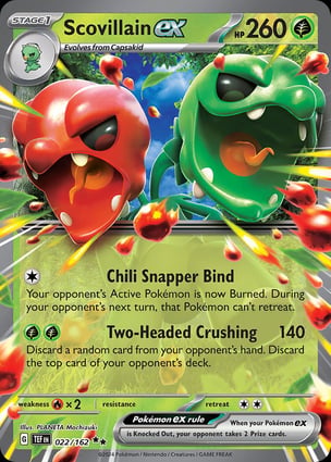Scovillain ex (022/162) | Pokémon | MYP Cards