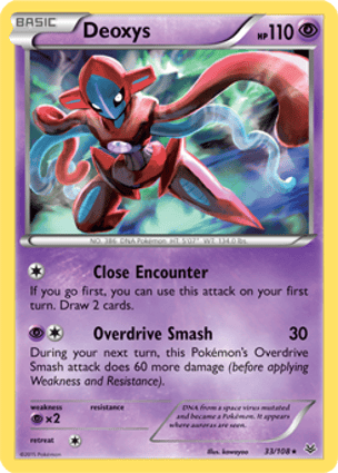Deoxys (033/108) | Pokémon | MYP Cards
