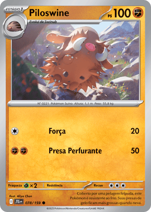 Piloswine (078/159) | Pokémon | MYP Cards