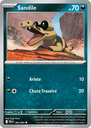 Sandile (064/094) | Pokémon | MYP Cards