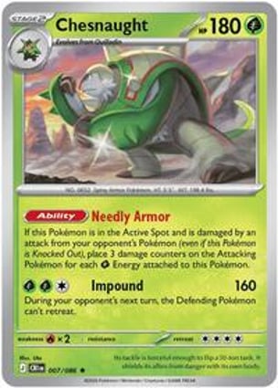 Histórico de Preços - Chesnaught | Pokémon | MYP Cards