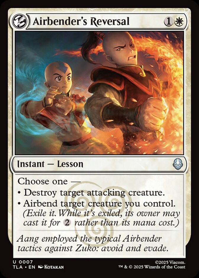 Airbender's Reversal | Magic | MYP Cards
