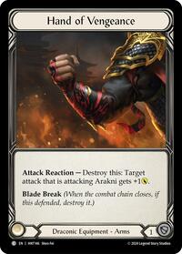 Hand of Vengeance | Flesh & Blood | MYP Cards