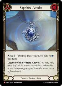 Sapphire Amulet | Flesh & Blood | MYP Cards