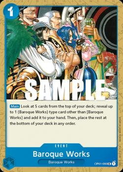 Baroque Works | One Piece | MYP Cards