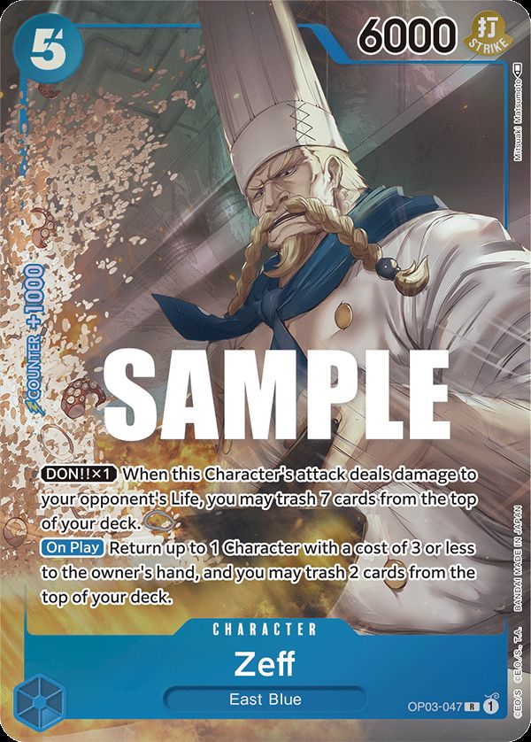Zeff | One Piece | MYP Cards