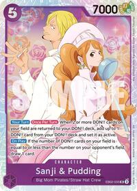 Sanji & Pudding | One Piece | MYP Cards