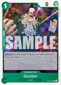 Gordon | One Piece | MYP Cards