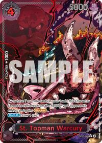 St. Topman Warcury (Parallel) | One Piece | MYP Cards