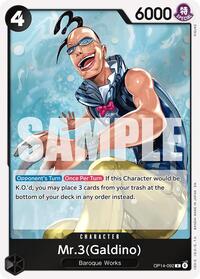 Mr.3(Galdino) | One Piece | MYP Cards