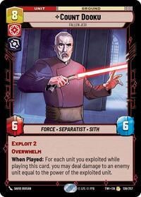 Count Dooku - Fallen Jedi | Star Wars: Unlimited | MYP Cards