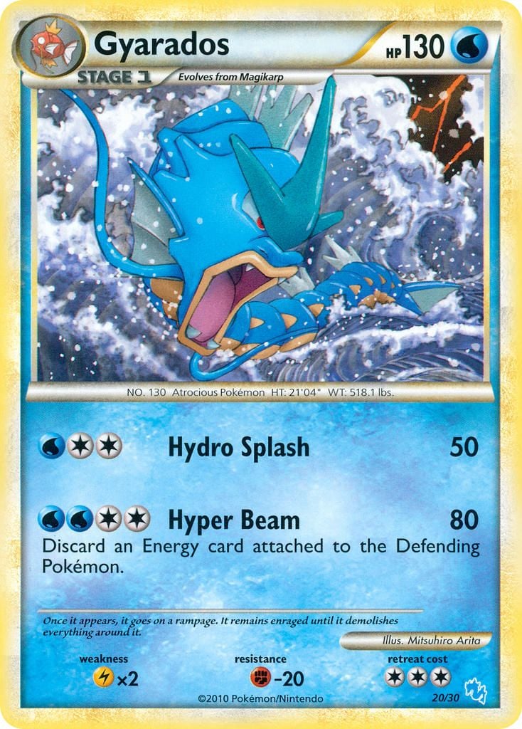 Gyarados (#20 Non-Holo) (20/30) | Pokémon | MYP Cards