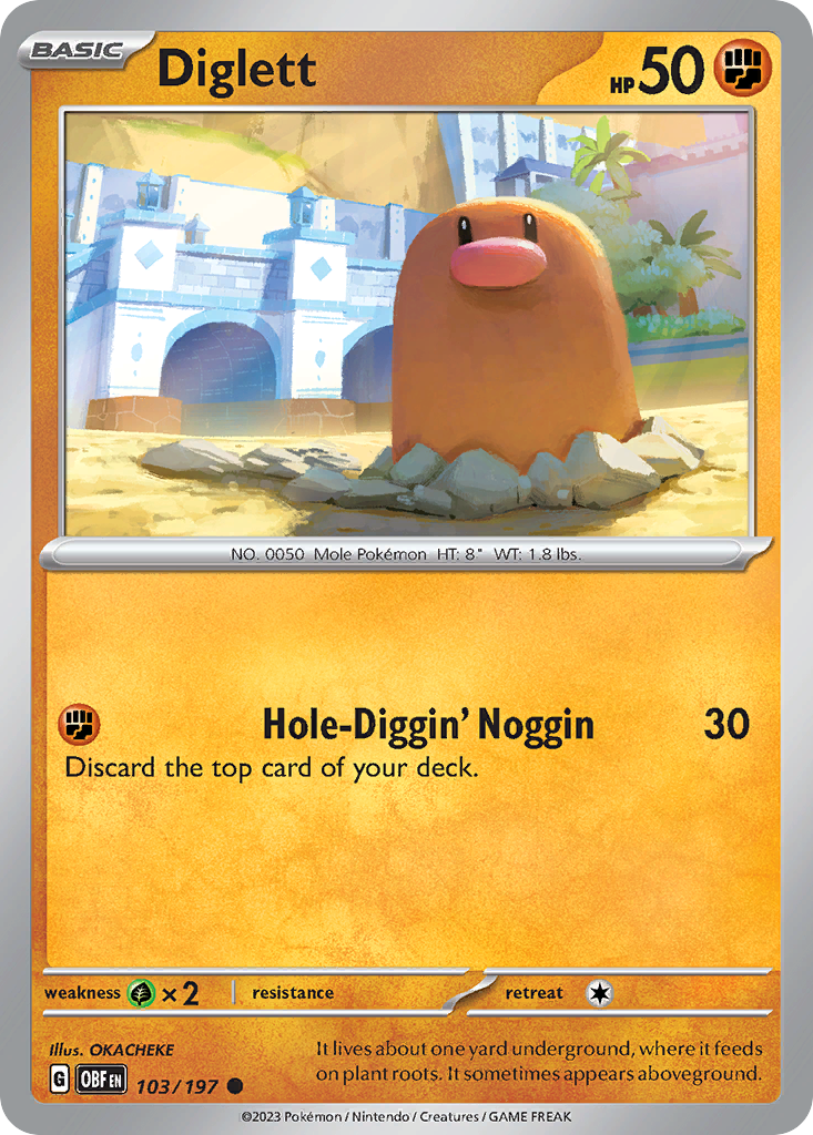 Diglett (103/197) | Pokémon | MYP Cards