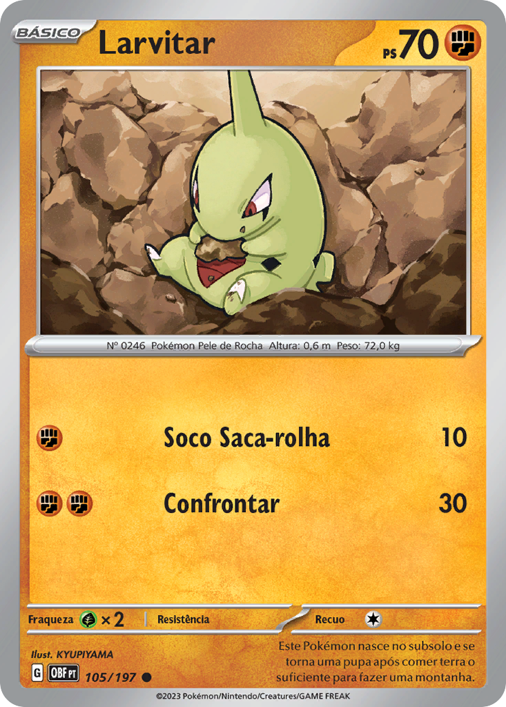 Larvitar (105/197) | Pokémon | MYP Cards