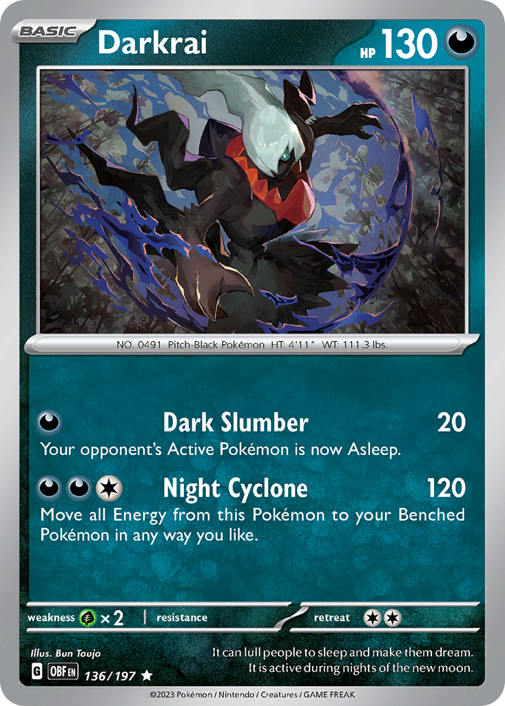Darkrai (136/197) | Pokémon | MYP Cards