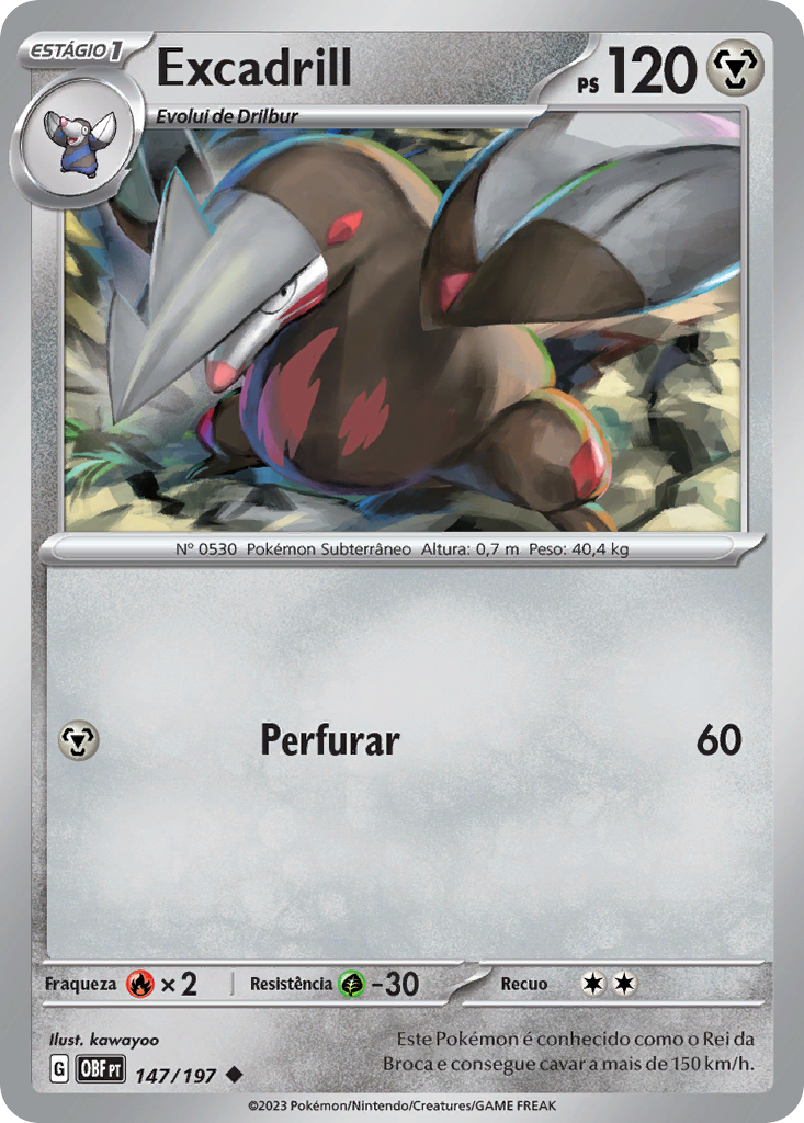 Excadrill (147/197) | Pokémon | MYP Cards