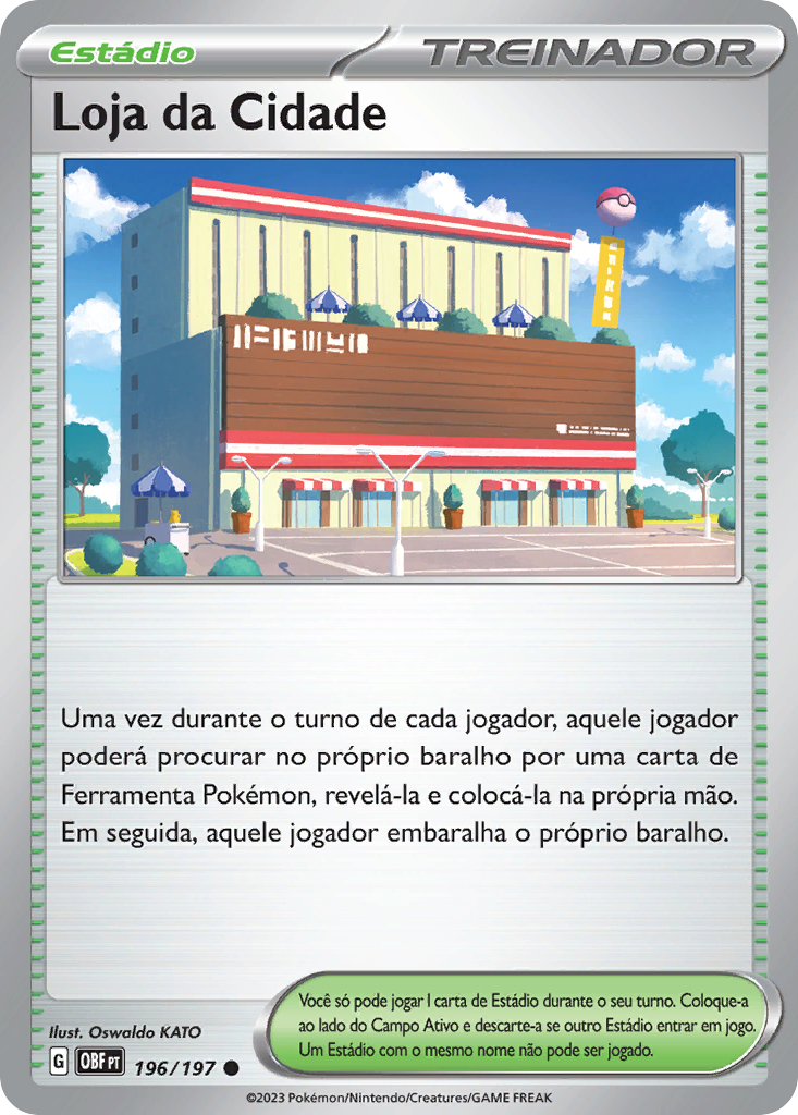 Loja da Cidade (196/197) / Town Store | Pokémon | MYP Cards