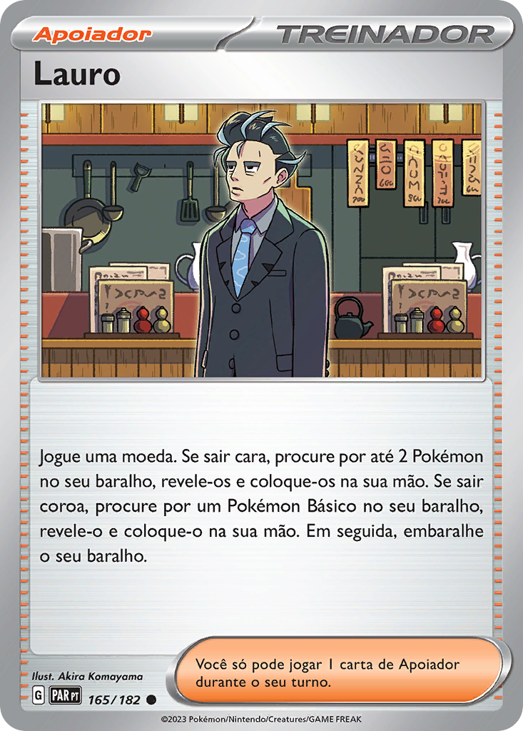 Lauro (165/182) / Larry | Pokémon | MYP Cards
