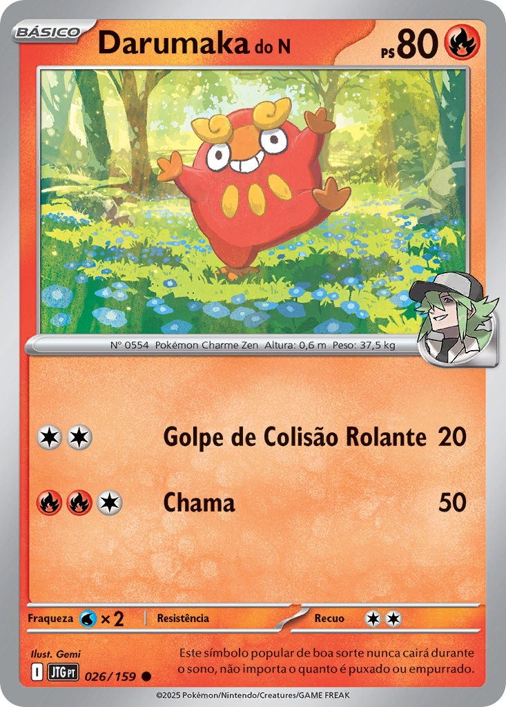 Darumaka do N (026/159) / N's Darumaka | Pokémon | MYP Cards