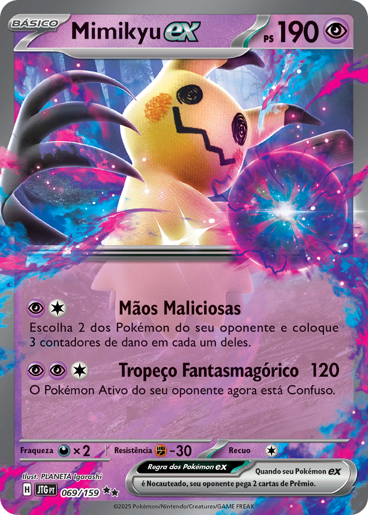 Mimikyu ex (069/159) | Pokémon | MYP Cards