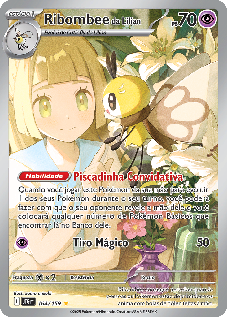 Ribombee da Lílian (164/159) / Lillie's Ribombee | Pokémon | MYP Cards