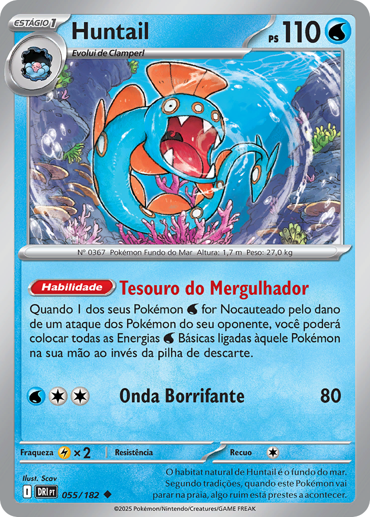 Huntail (055/182) | Pokémon | MYP Cards
