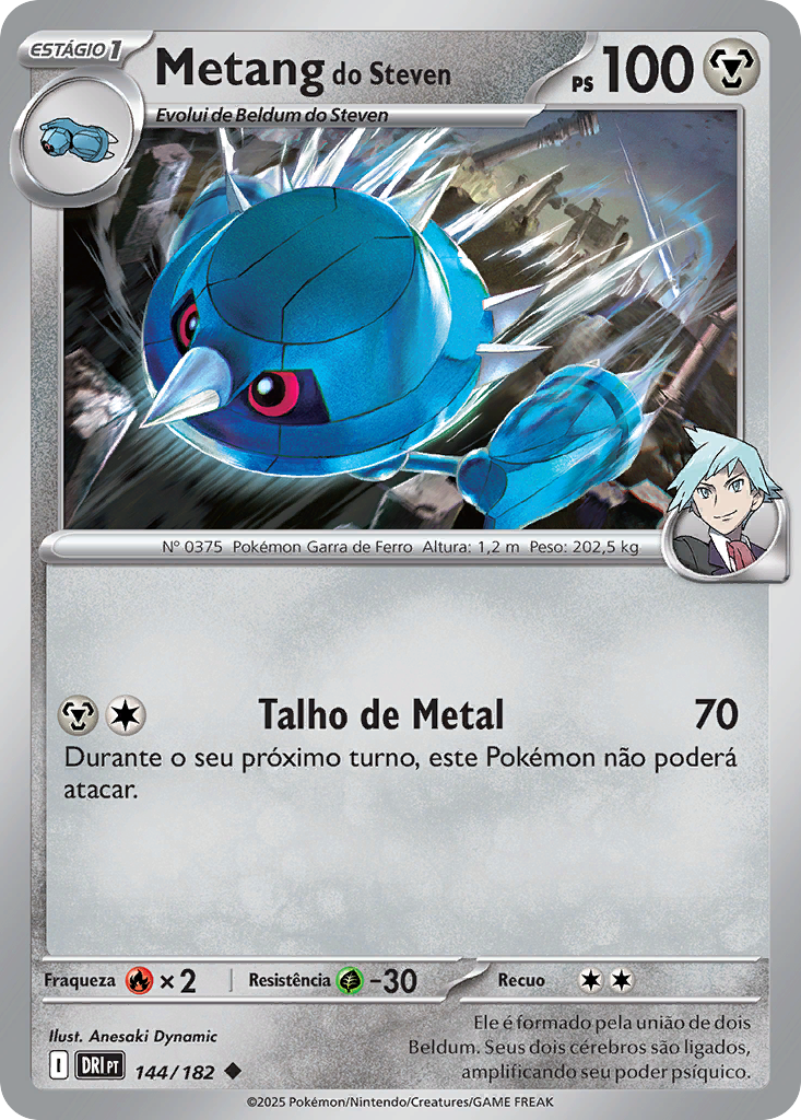 Metang do Steven (144/182) / Steven's Metang | Pokémon | MYP Cards