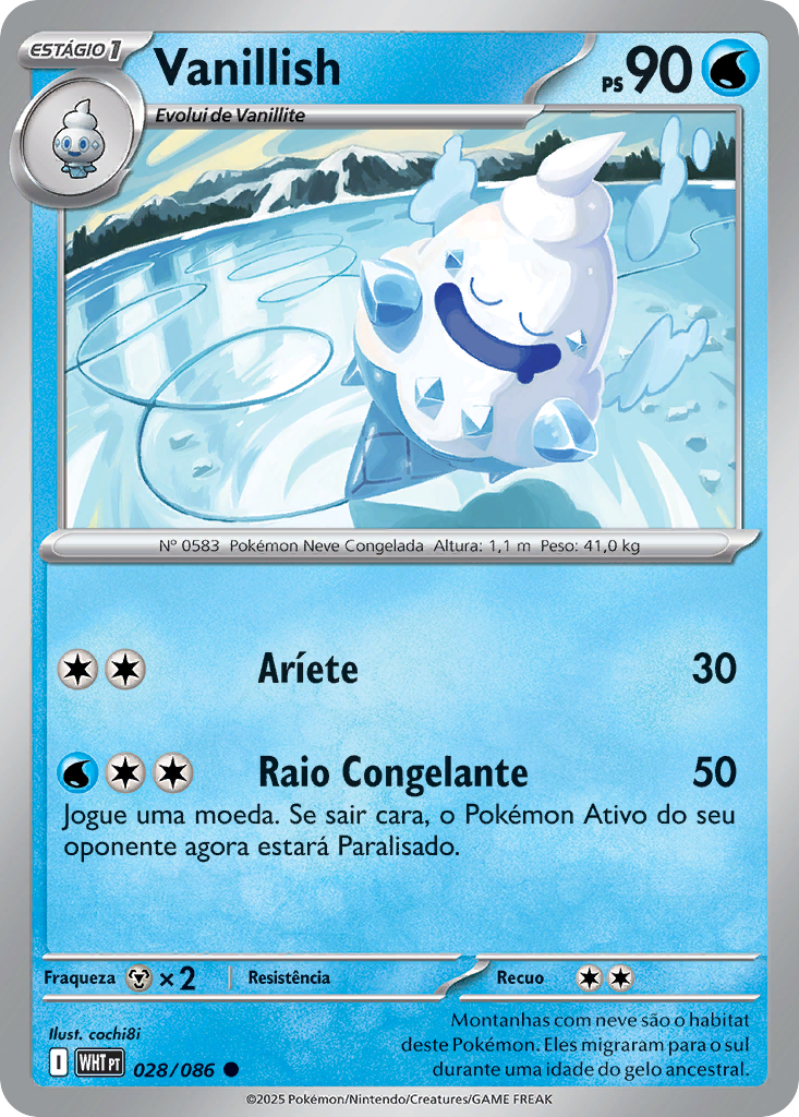 Vanillish (028/086) | Pokémon | MYP Cards