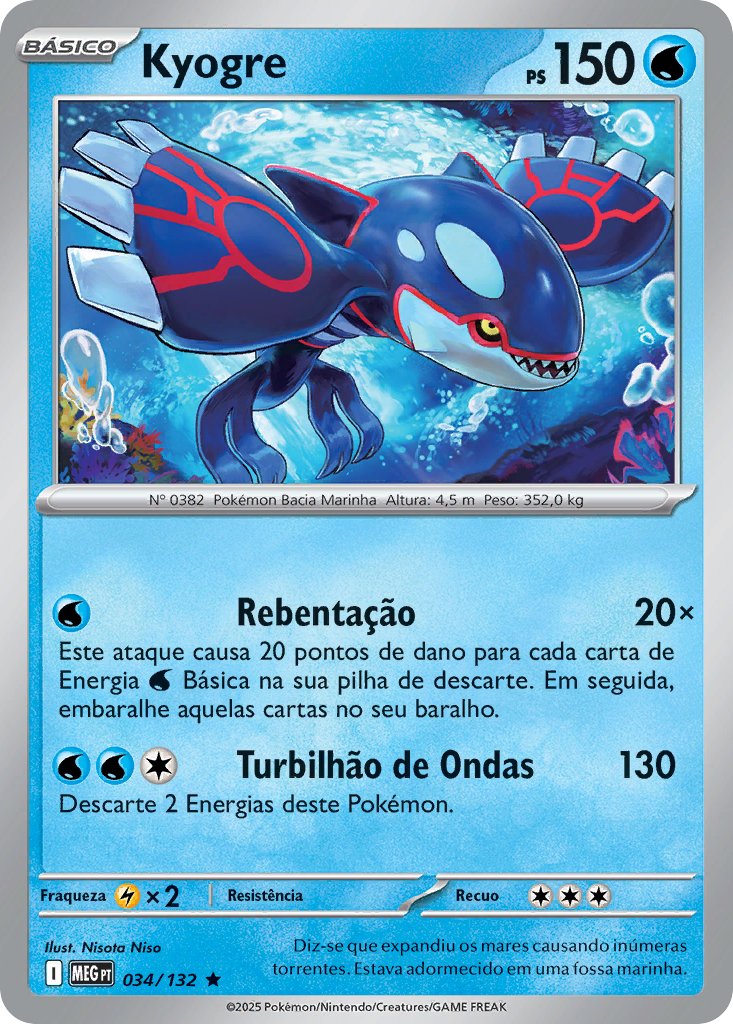 Kyogre (034/132) | Pokémon | MYP Cards