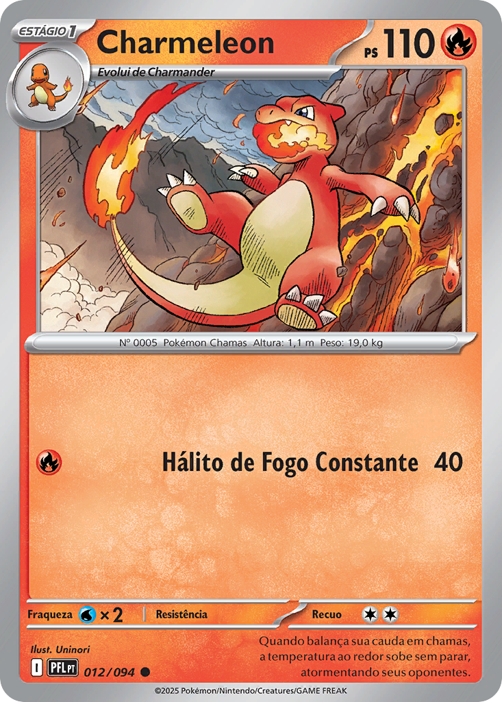 Charmeleon (012/094) | Pokémon | MYP Cards