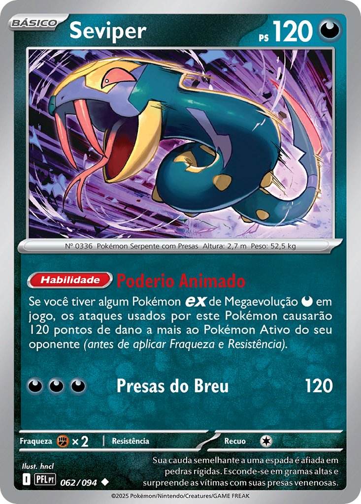 Seviper (062/094) | Pokémon | MYP Cards