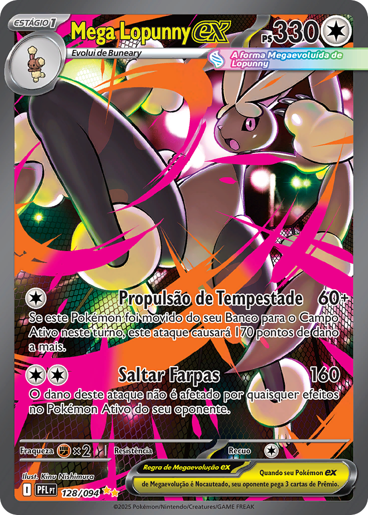 Mega Lopunny ex (128/094) | Pokémon | MYP Cards
