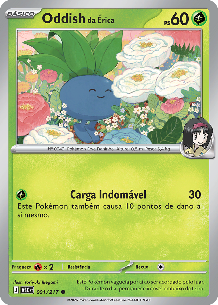 Oddish da Érica (001/217) / Erika's Oddish | Pokémon | MYP Cards
