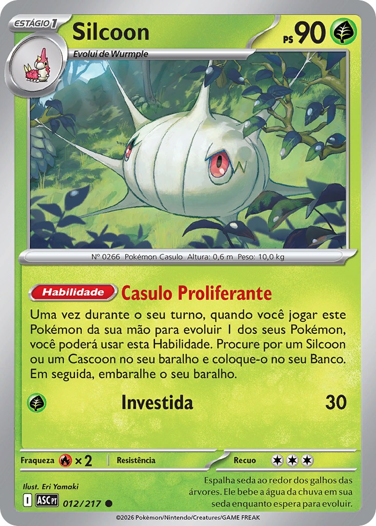Silcoon (012/217) | Pokémon | MYP Cards