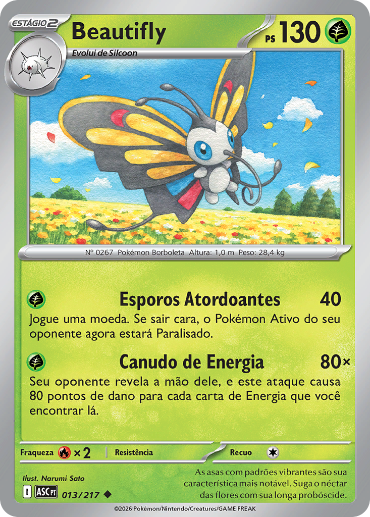 Beautifly (013/217) | Pokémon | MYP Cards