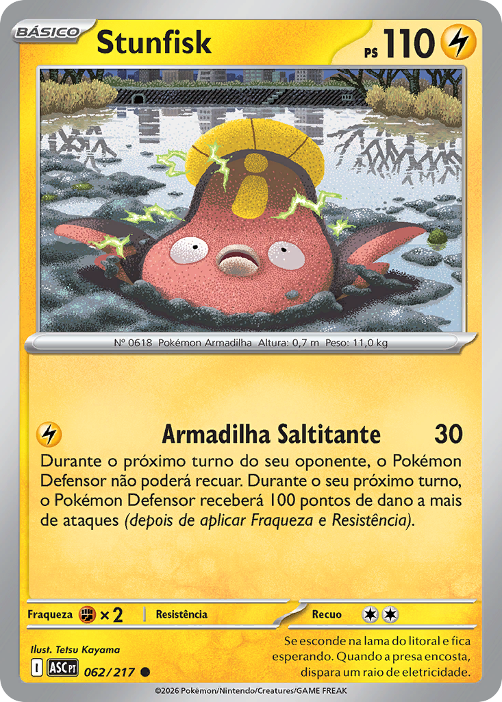 Stunfisk (062/217) | Pokémon | MYP Cards