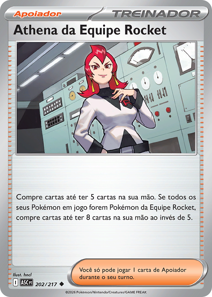 Athena da Equipe Rocket (202/217) / Team Rocket's Ariana | Pokémon ...