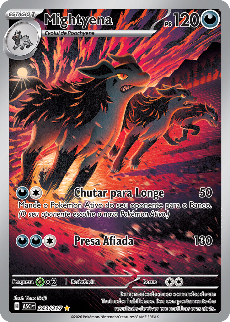 Mightyena (243/217) | Pokémon | MYP Cards