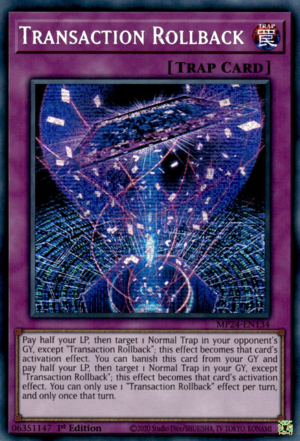 Reverter Transação / Transaction Rollback | Yu-Gi-Oh! | MYP Cards