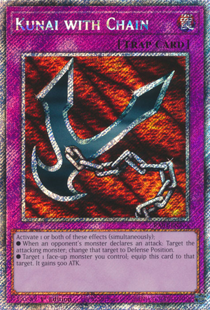 Kunai com Corrente / Kunai with Chain | Yu-Gi-Oh! | MYP Cards