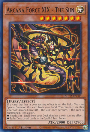 Força Arcana XIX - O Sol / Arcana Force XIX - The Sun | Yu-Gi-Oh! | MYP ...