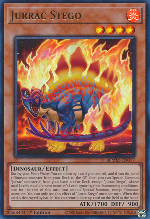 Jurrac Stego | Yu-Gi-Oh! | MYP Cards