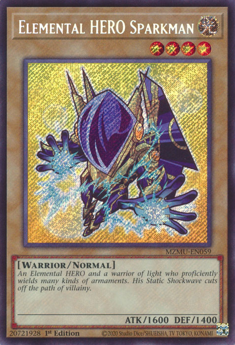 Sparkman, o HERÓI do Elemento / Elemental HERO Sparkman | Yu-Gi-Oh ...